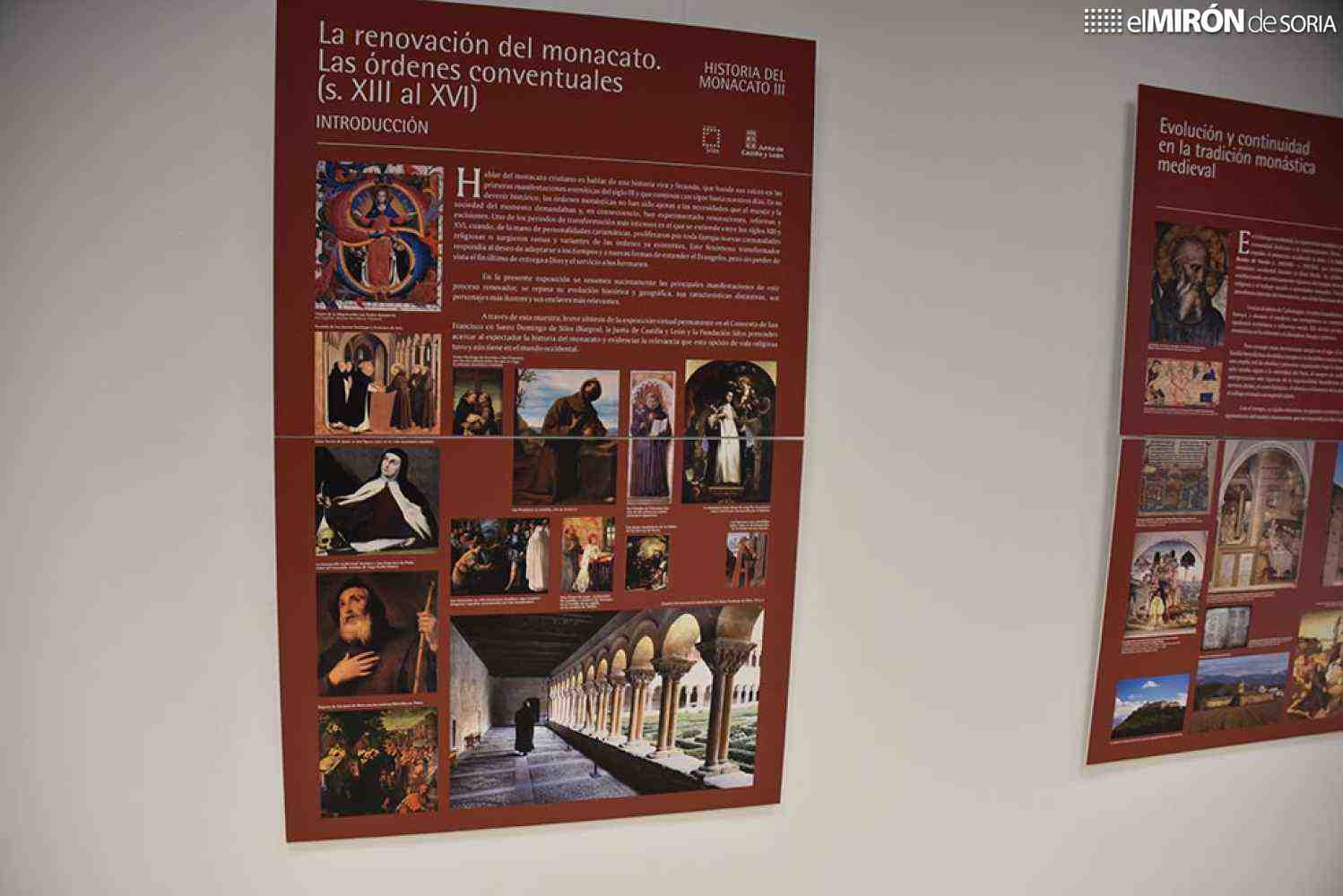 Exposición sobre la historia del monacato - fotos
