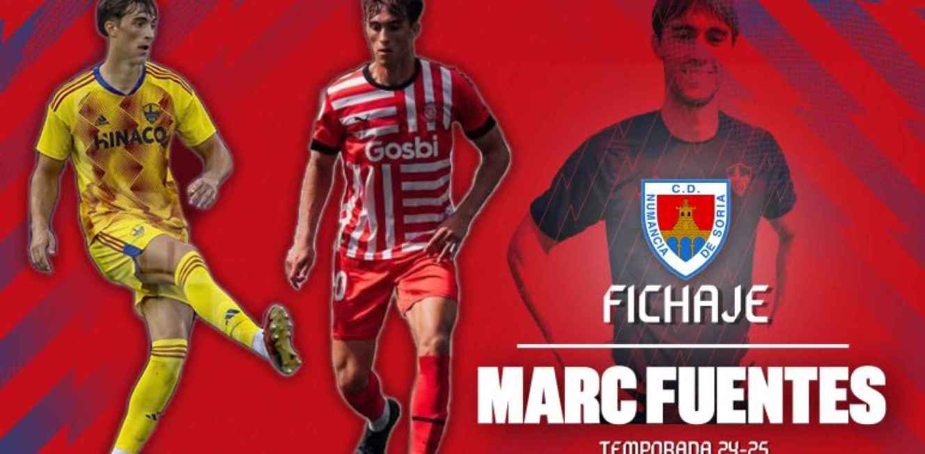 El Numancia refuerza su medular con el joven barcelonés Marc Fuentes