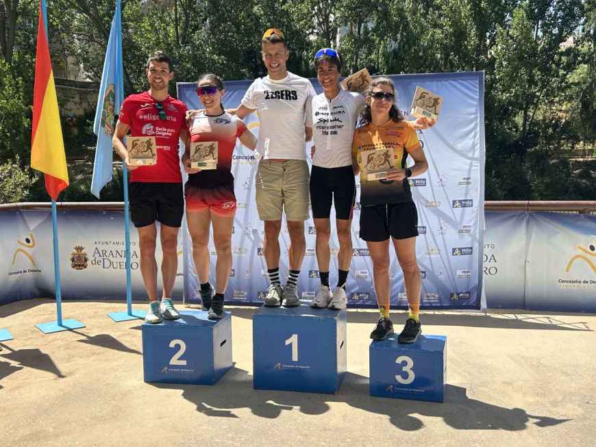 Tres podium para el Club Triatlón Soriano en la prueba de Aranda de Duero