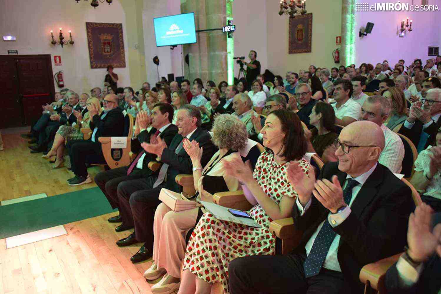 Caja Rural de Soria y Soriactiva homenajean a Anselmo García